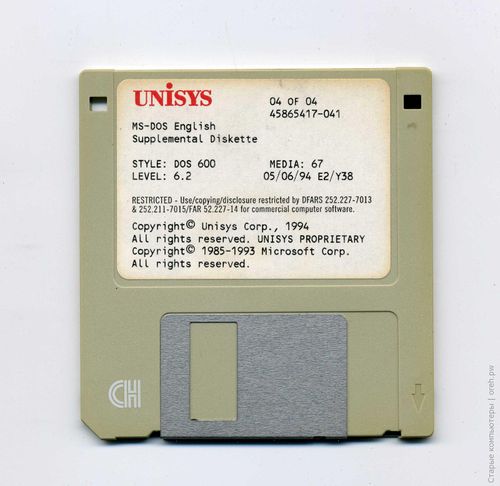 MS-DOS 6.20 (Unisys) — Old-DOS Wiki